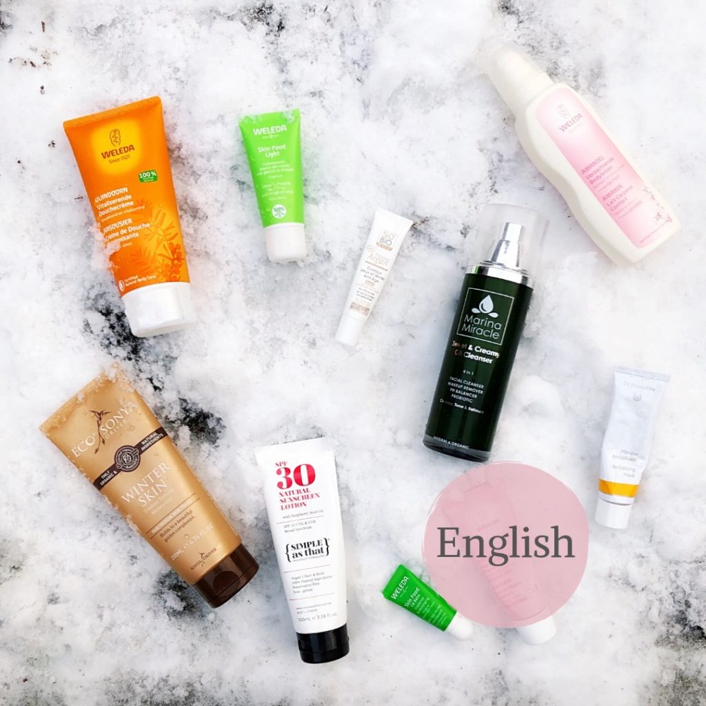 Natural Winter Skincare Essentials: natural, cruelty free, vegan, organic