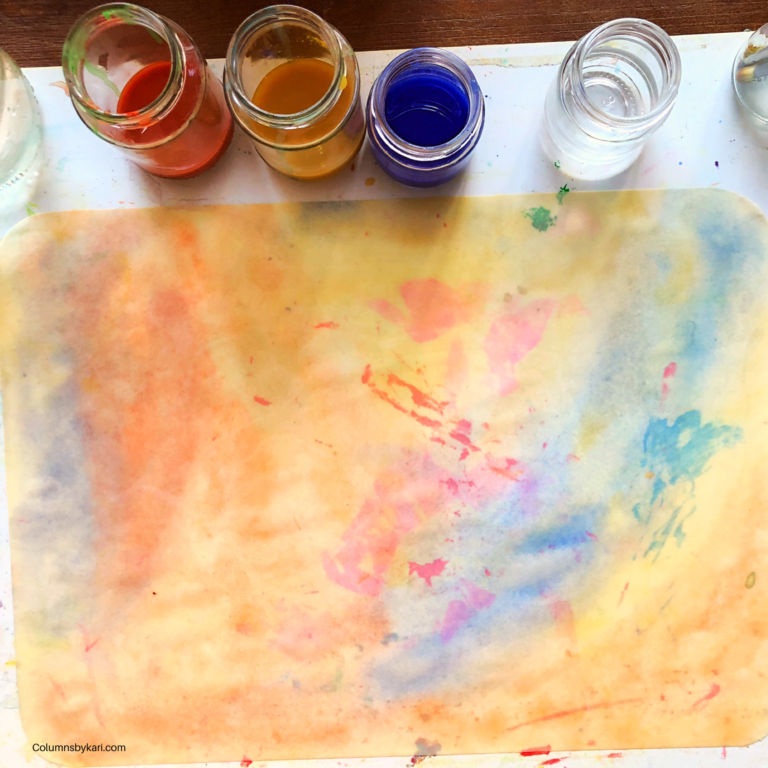 Nat in nat schilderen met kinderen: wat, hoe en waarom?