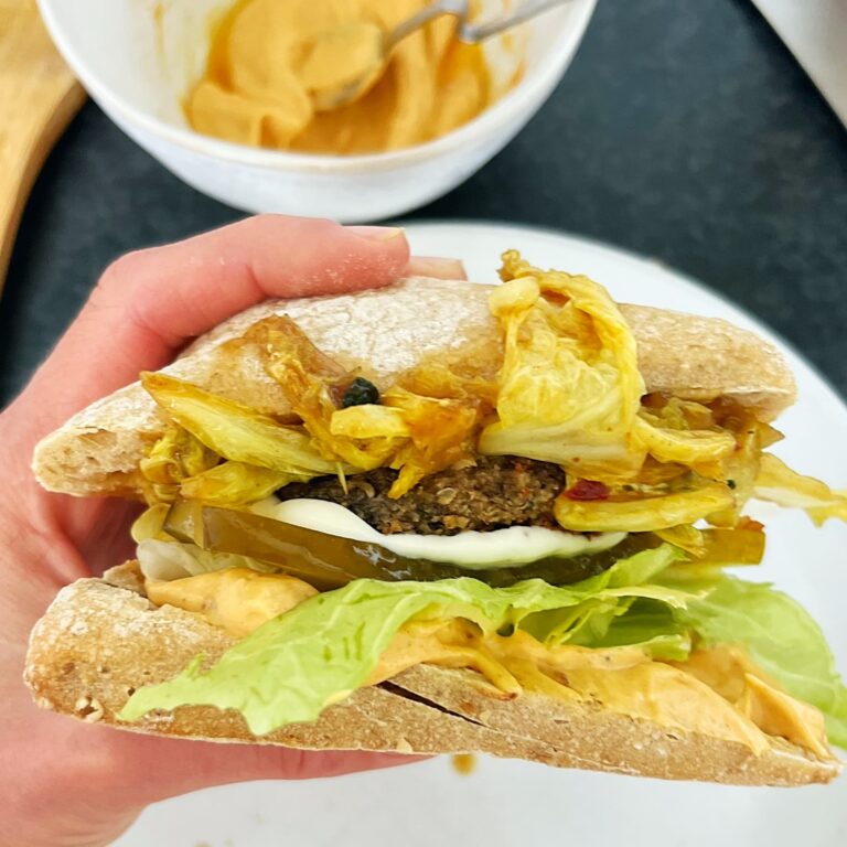 Lekkerste vegan burger OOIT! De groene mama burger!