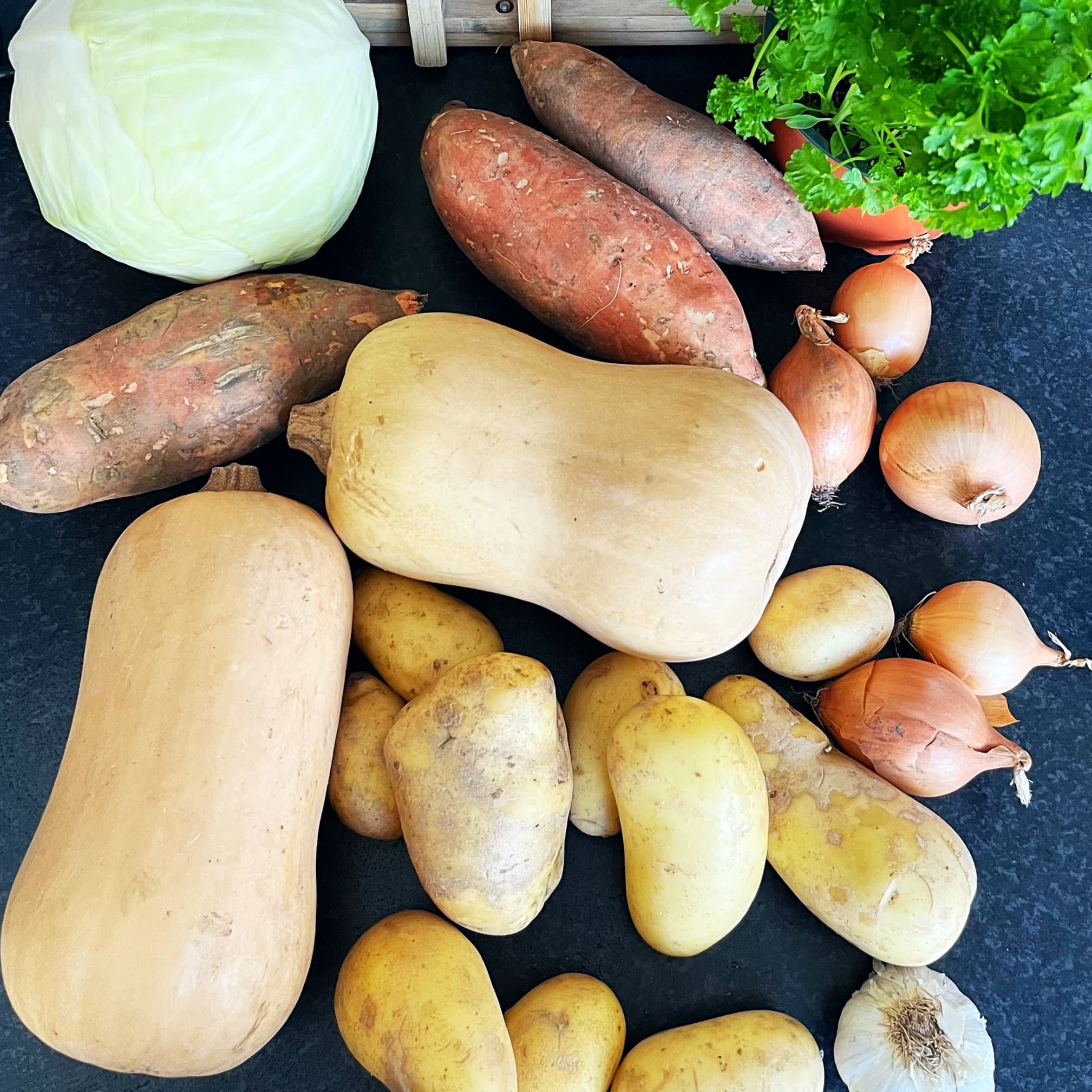 Flespompoen uit de oven met sinaasappel en vegan saus